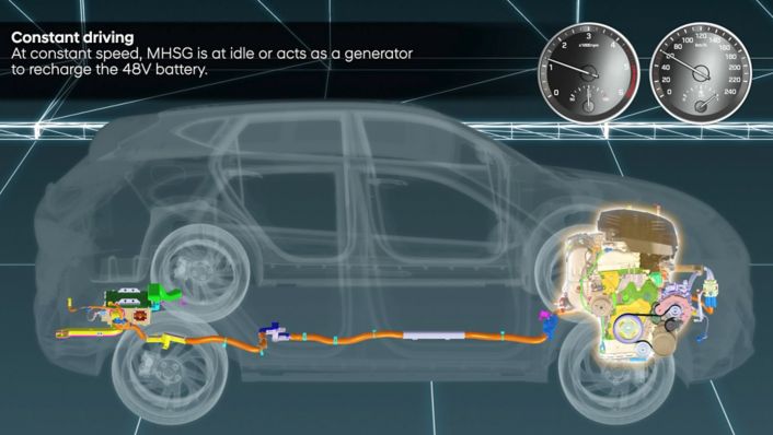 Hyundai 48 Volt Mild Hybrid System